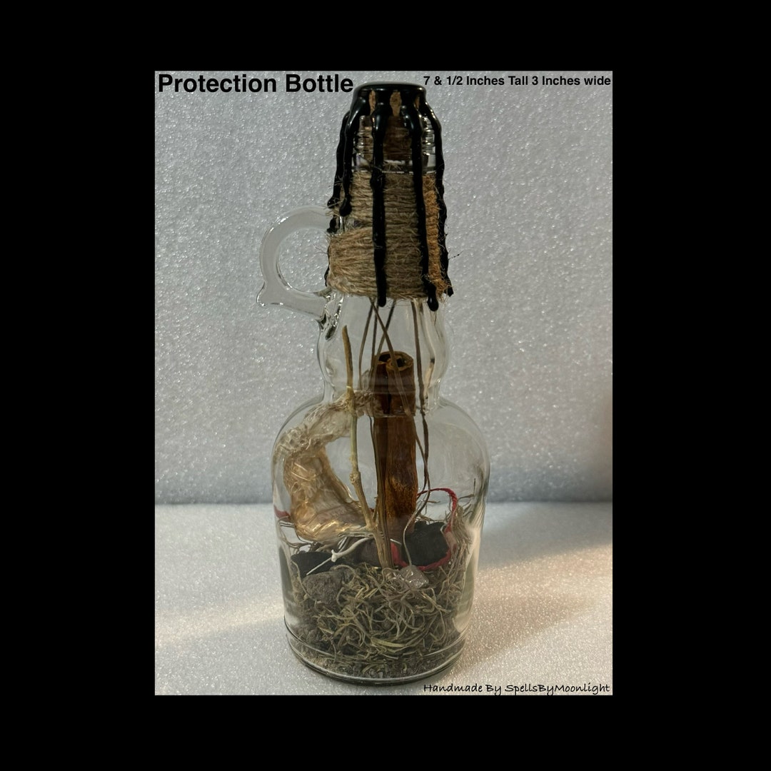 Altar Protection Bottle Protection Spell Bottle Keep Negative Energy ...