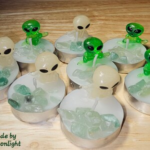 Alien Tealight Candle - Etsy