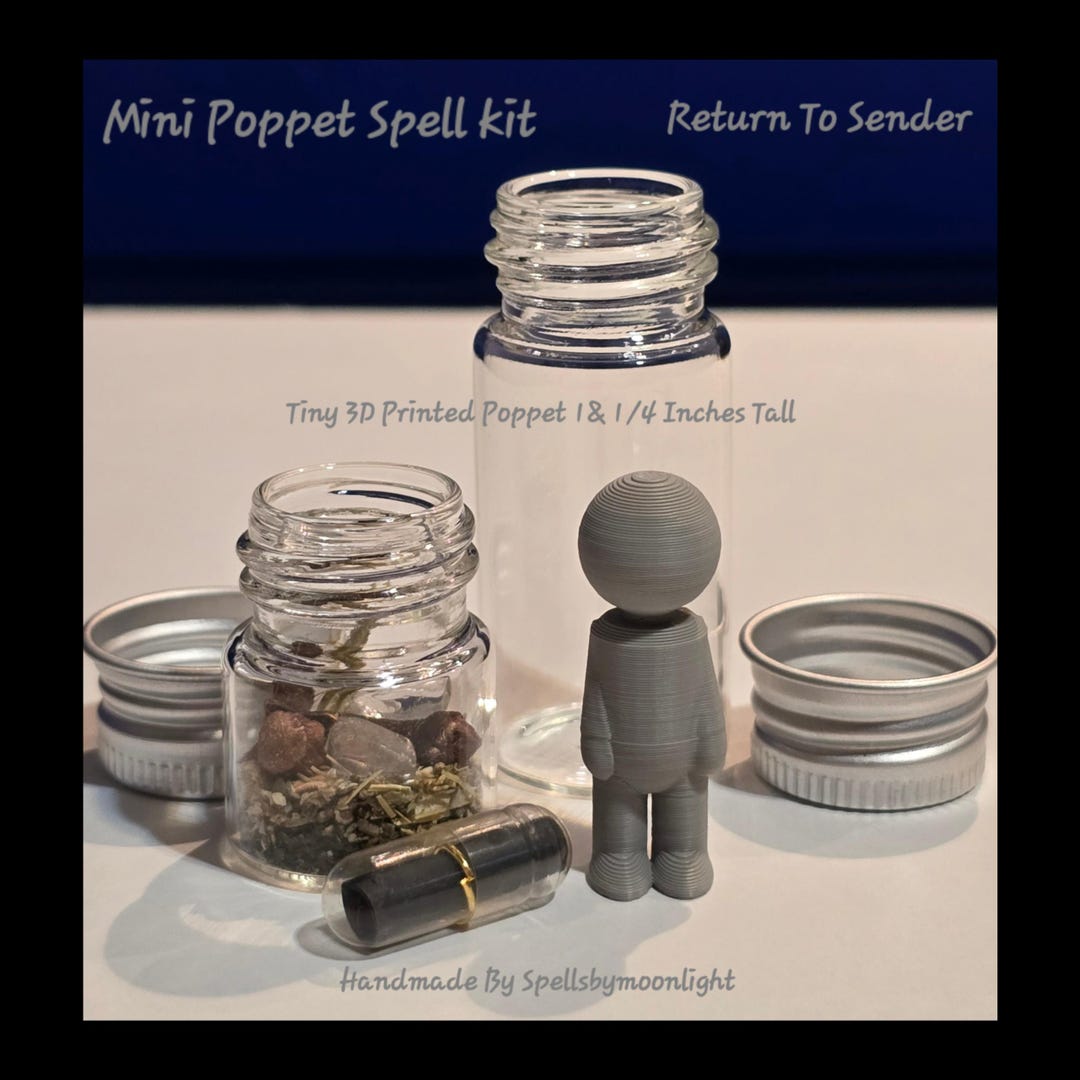 Mini Poppet Doll Spell Kit for Return to Sender Spell - Etsy