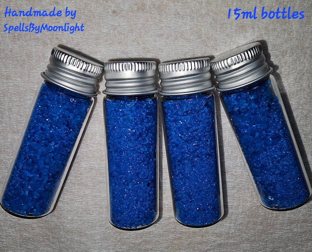 Witch Blue Salt Evil Eye Protection Spells - Etsy