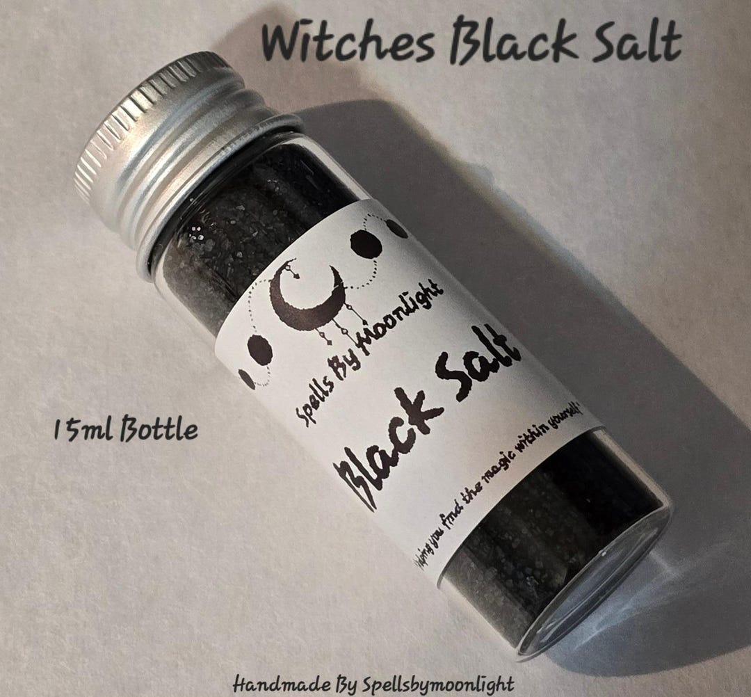 Black Witch Salt Banishing Spells Break Hexes Protection Rituals - Etsy