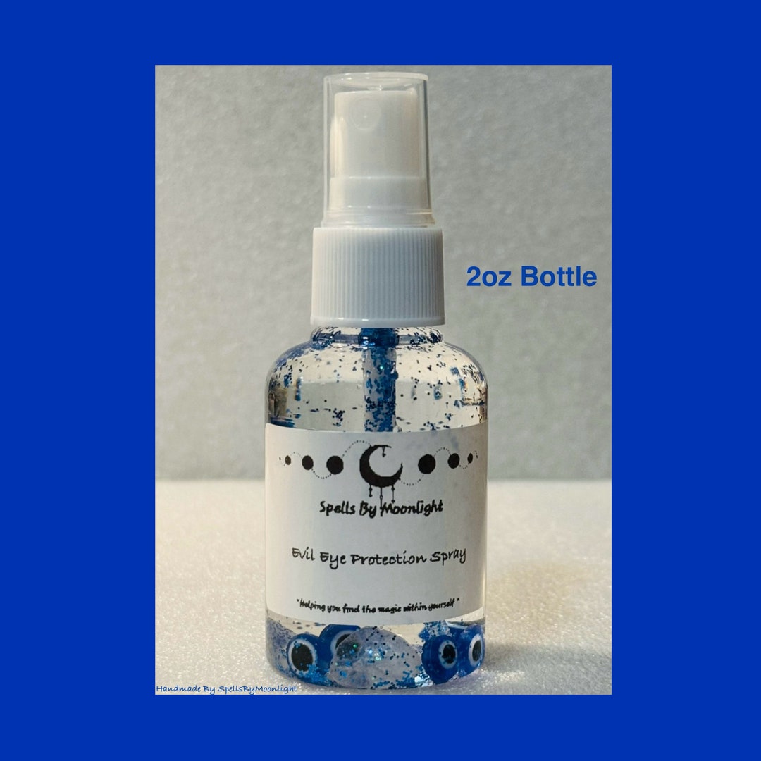 Evil Eye Protection Spray Aura Cleansing Crystal Infused Smudge Spray ...