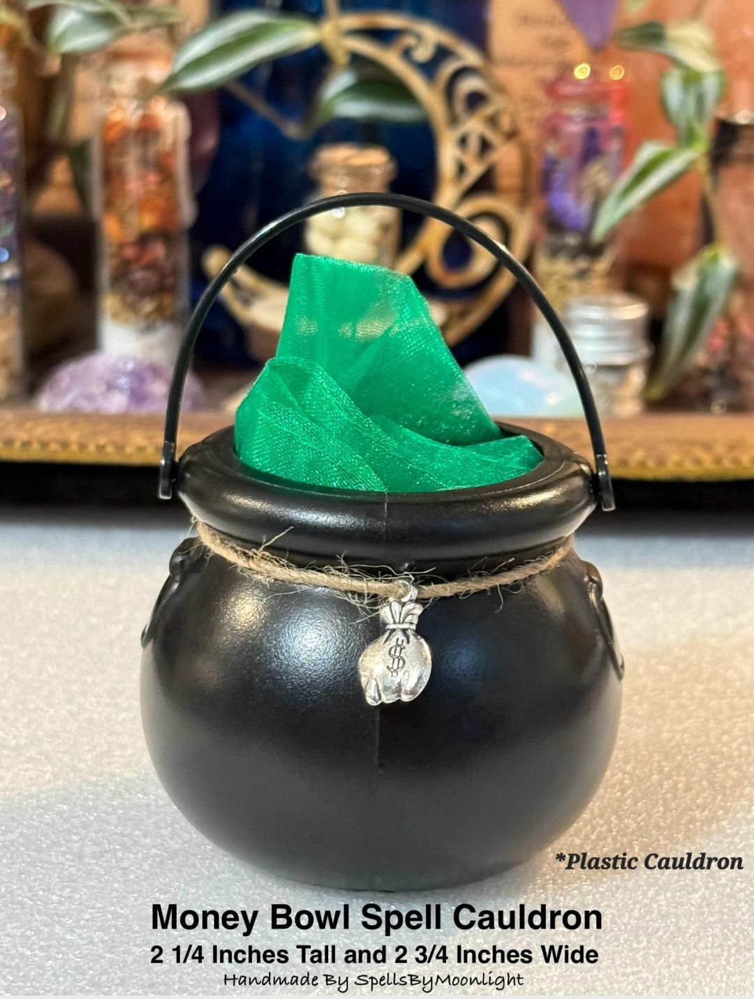 Money Spell Cauldron Money Magnet Money Bowl Abundance Spell Prosperity ...