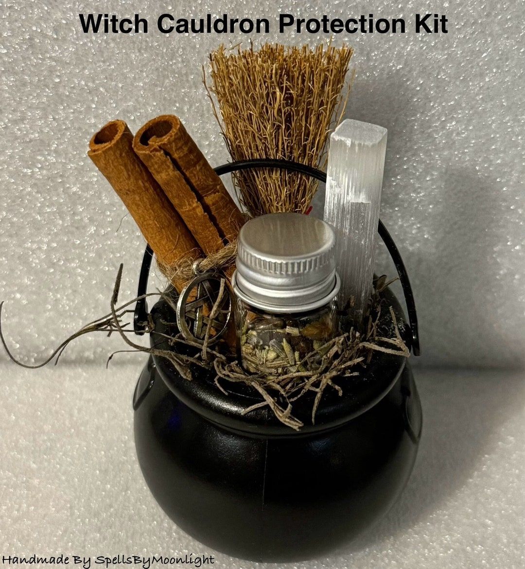 Witch Cauldron Protection Kit Witch Kit - Etsy