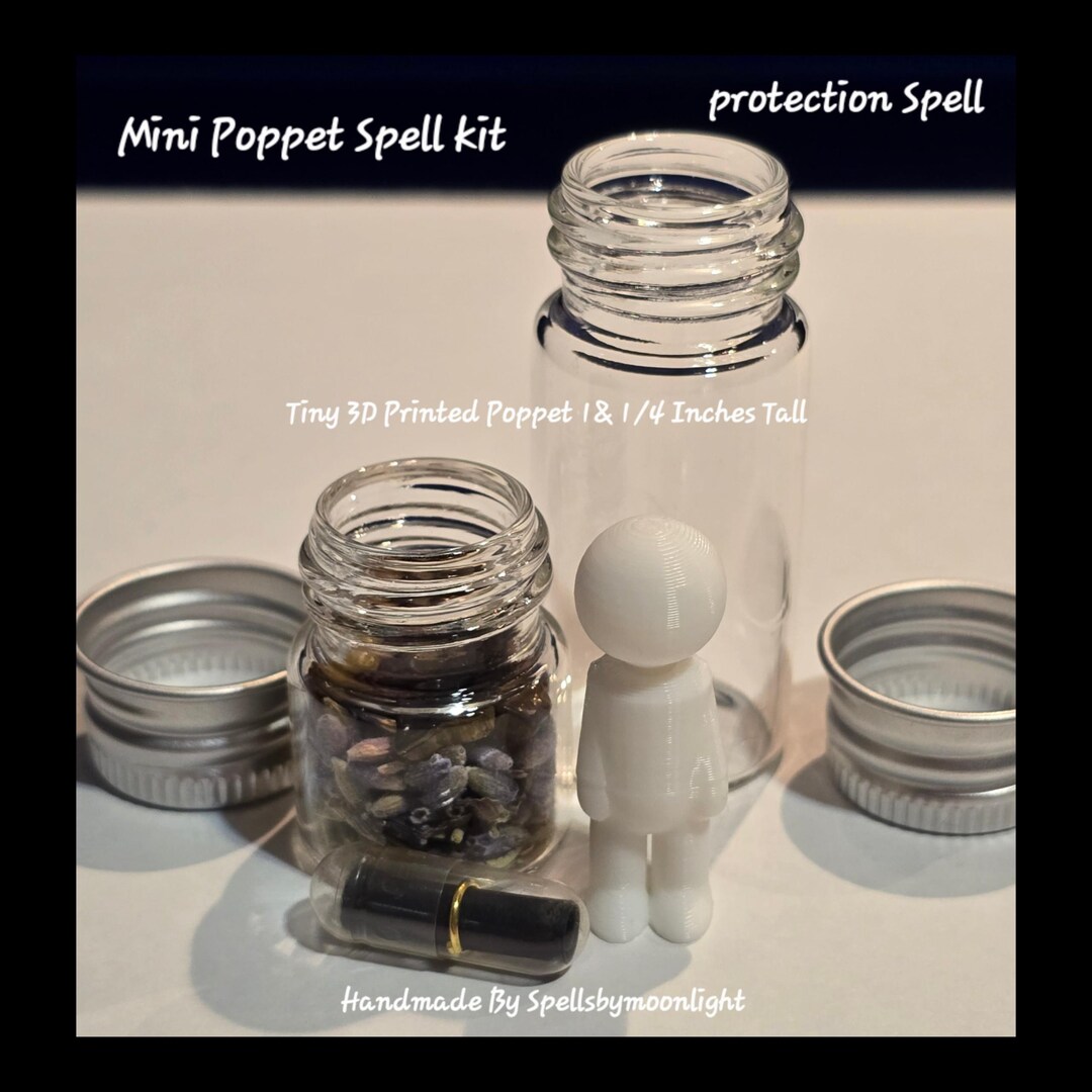 Mini Poppet Doll Spell Kit for Protection - Etsy