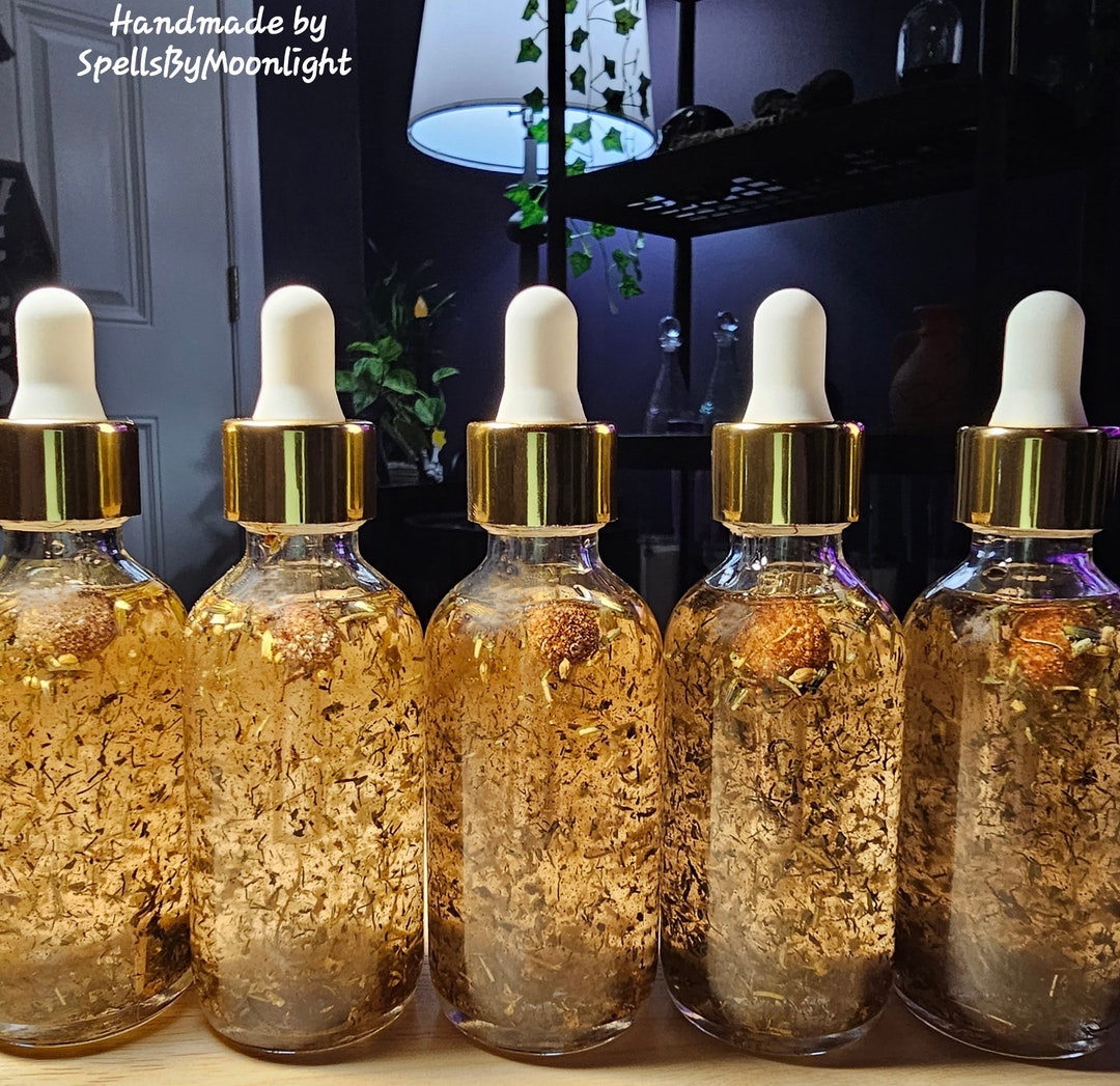 Negative Energy Shield Protection Oil Herb and Crystal Infused ...
