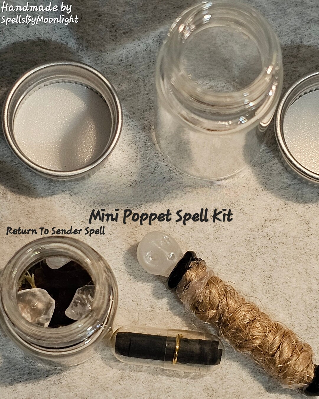 Mini Poppet Doll Spell Kit for Return to Sender Spell - Etsy
