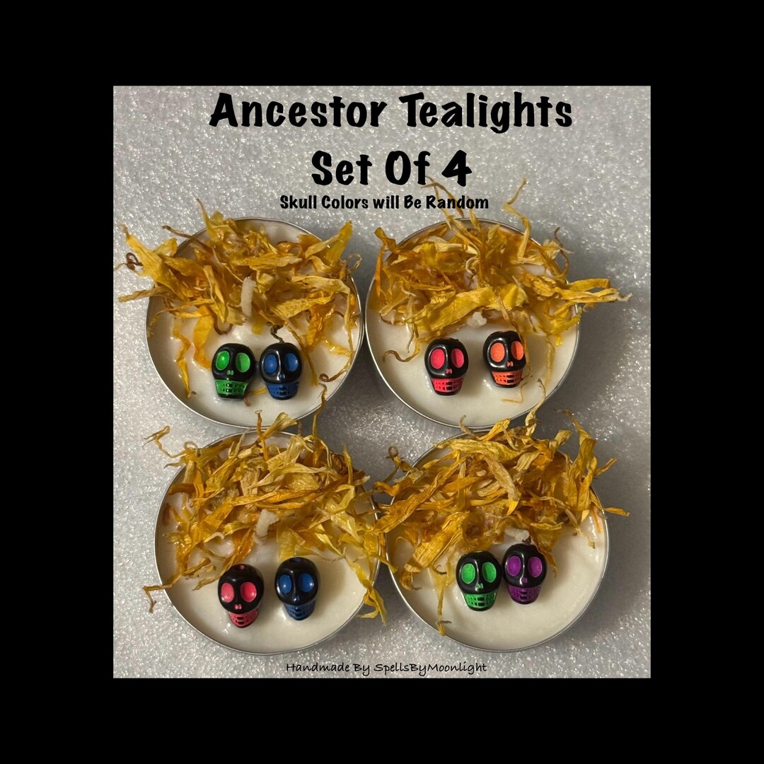 Ancestor Altar Candle Ancestor Tealights Honoring Ancestors Dia De Los ...