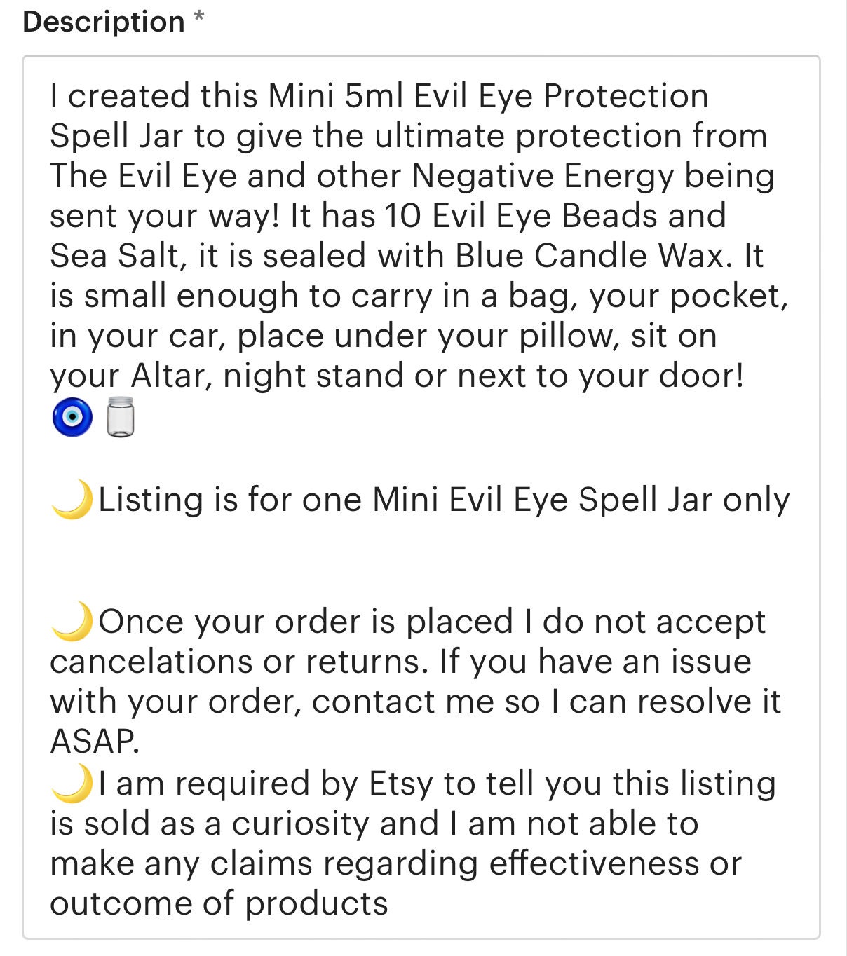 Mini Evil Eye Spell Jar Evil Eye Protection Nazar Protection - Etsy