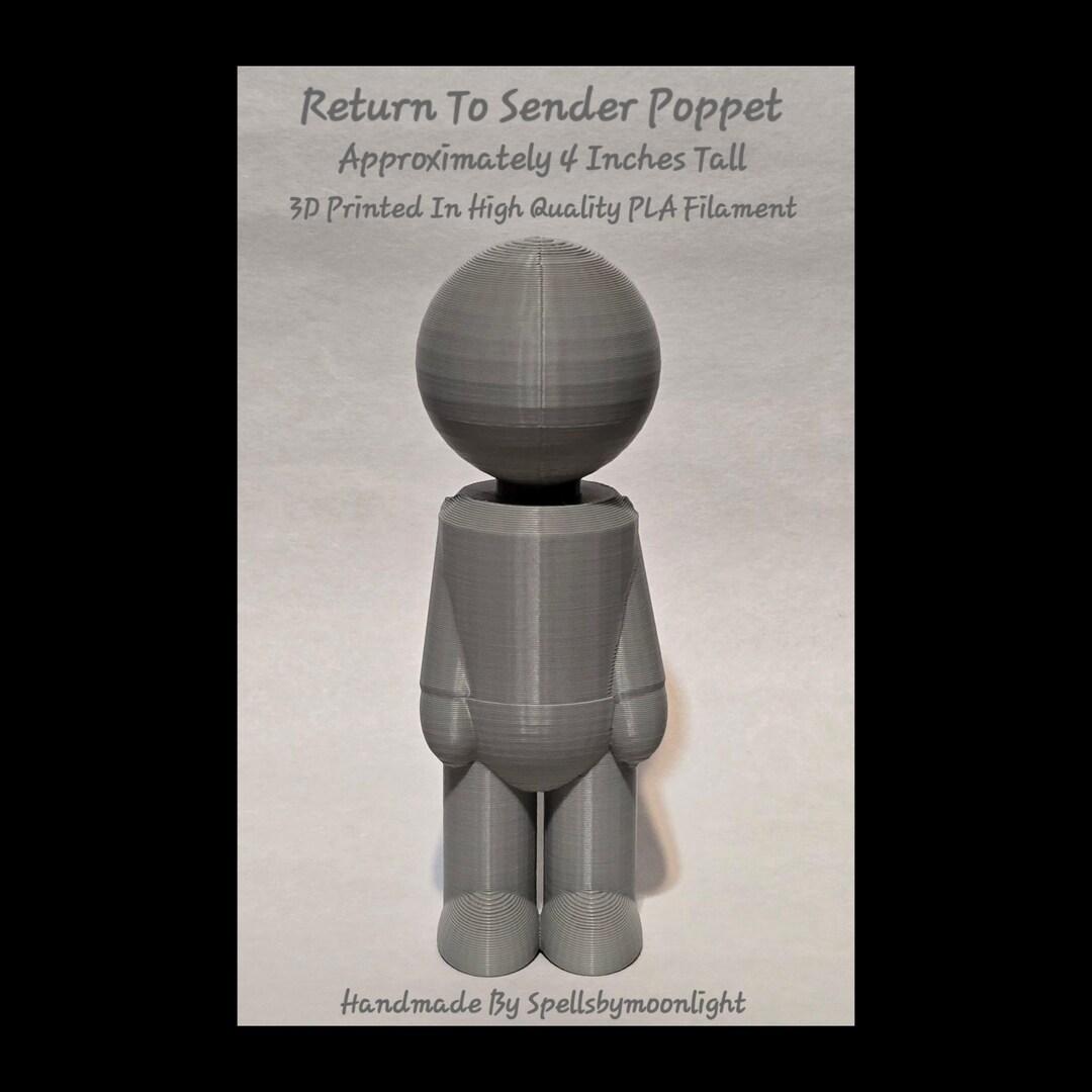 Return to Sender Poppet 3D Printed Poppet for Return to Sender Spell ...