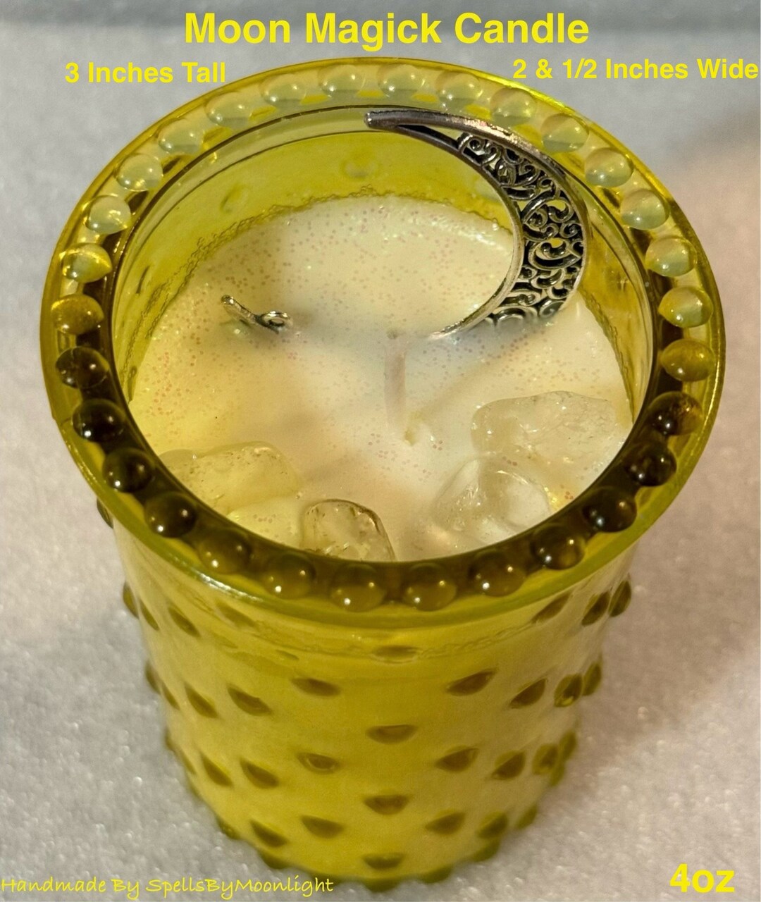Moon Magick Candle Full Moon Candle New Moon Candle - Etsy