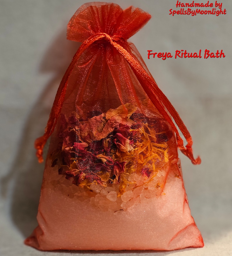 Freya Ritual Bath Connect With Goddess Freyja Bath Sachet - Etsy