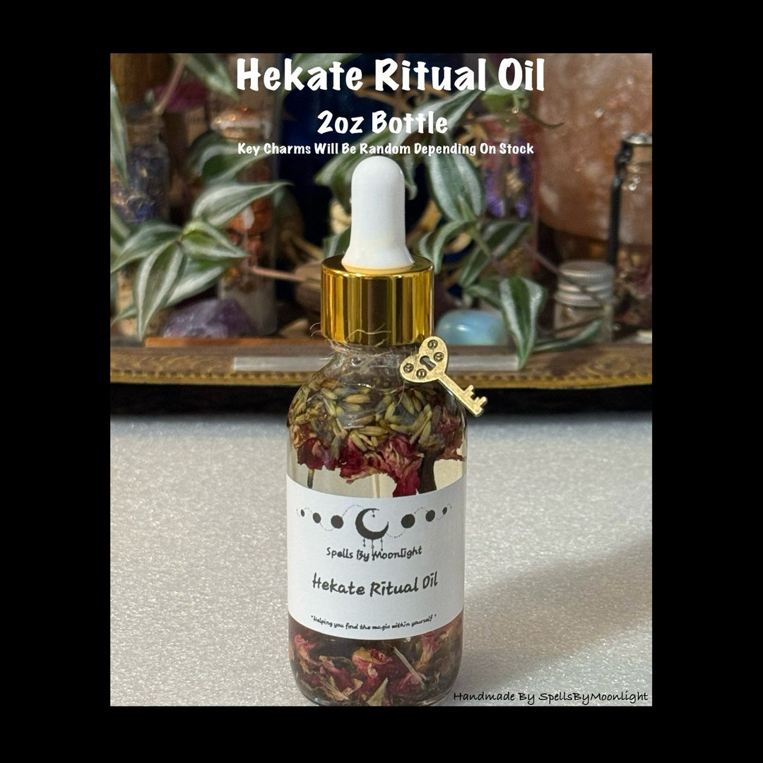 Hekate Ritual Oil for Invoking and Honoring Hekate Herb and Crystal ...