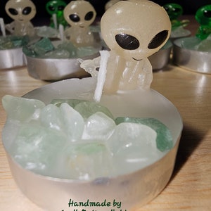 Alien Tealight Candle - Etsy