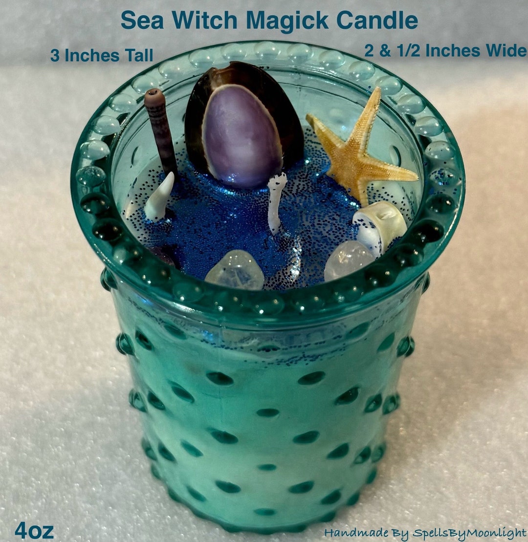 Sea Witch Magick Candle Sea Witch Ritual Candle - Etsy