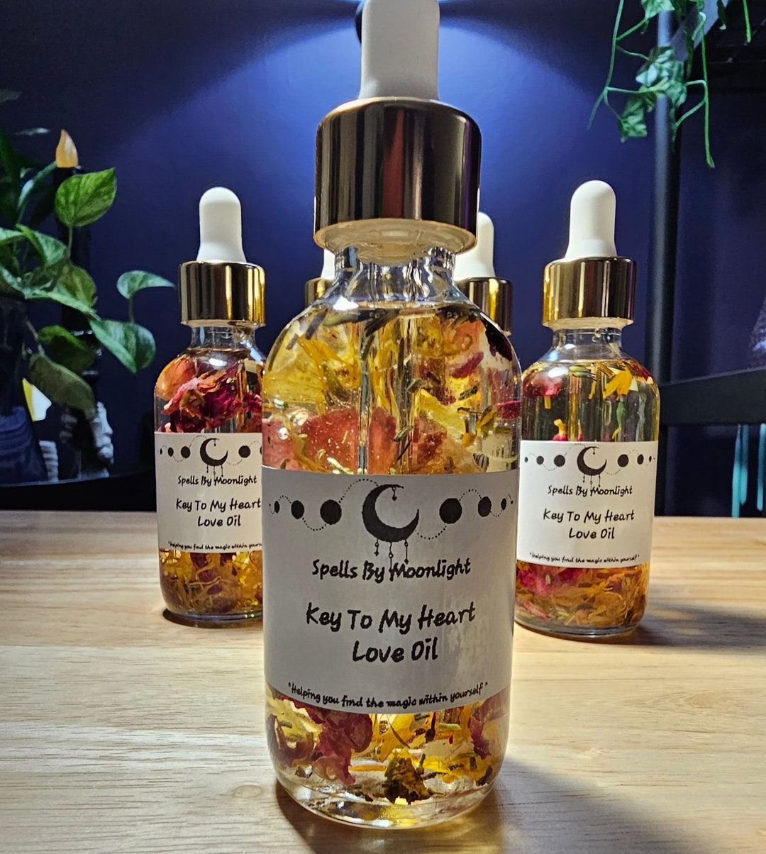Love Oil Herb and Crystal Infused for Finding Love Self Love Marriage ...