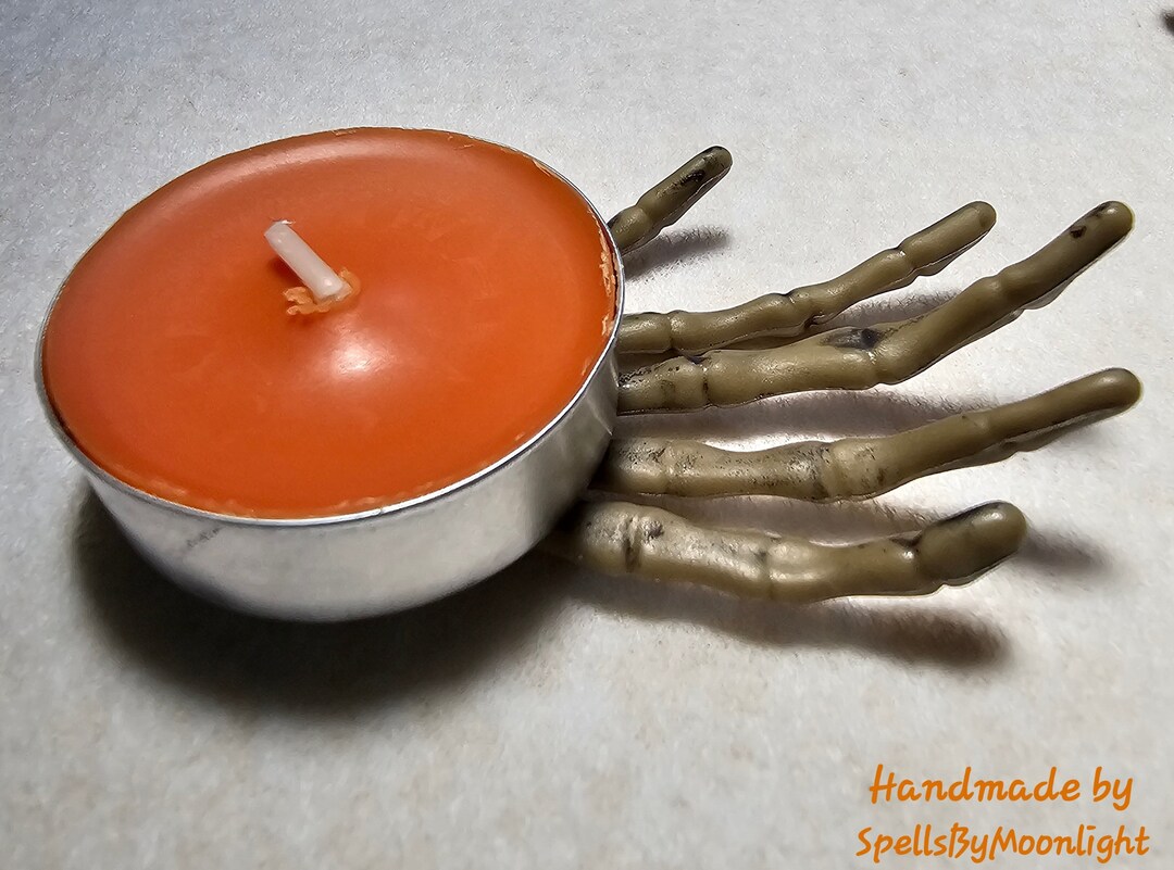 Skeleton Hand Candle Skeleton Candle Halloween Party Decor - Etsy