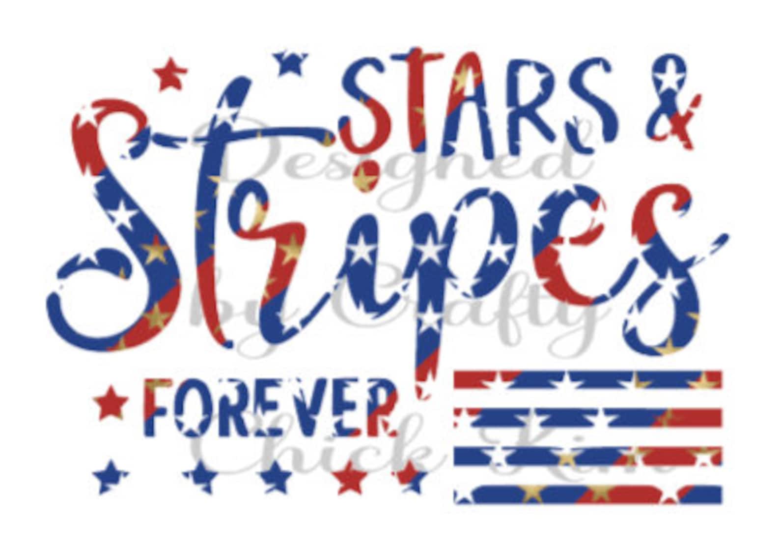 Stars & Stripes Forever Sublimation Design PNG - Etsy