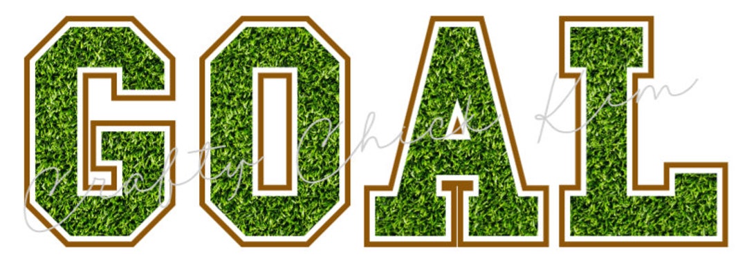 Turf/grass Varsity Style Sport Letters and Numbers PNG Design File ...