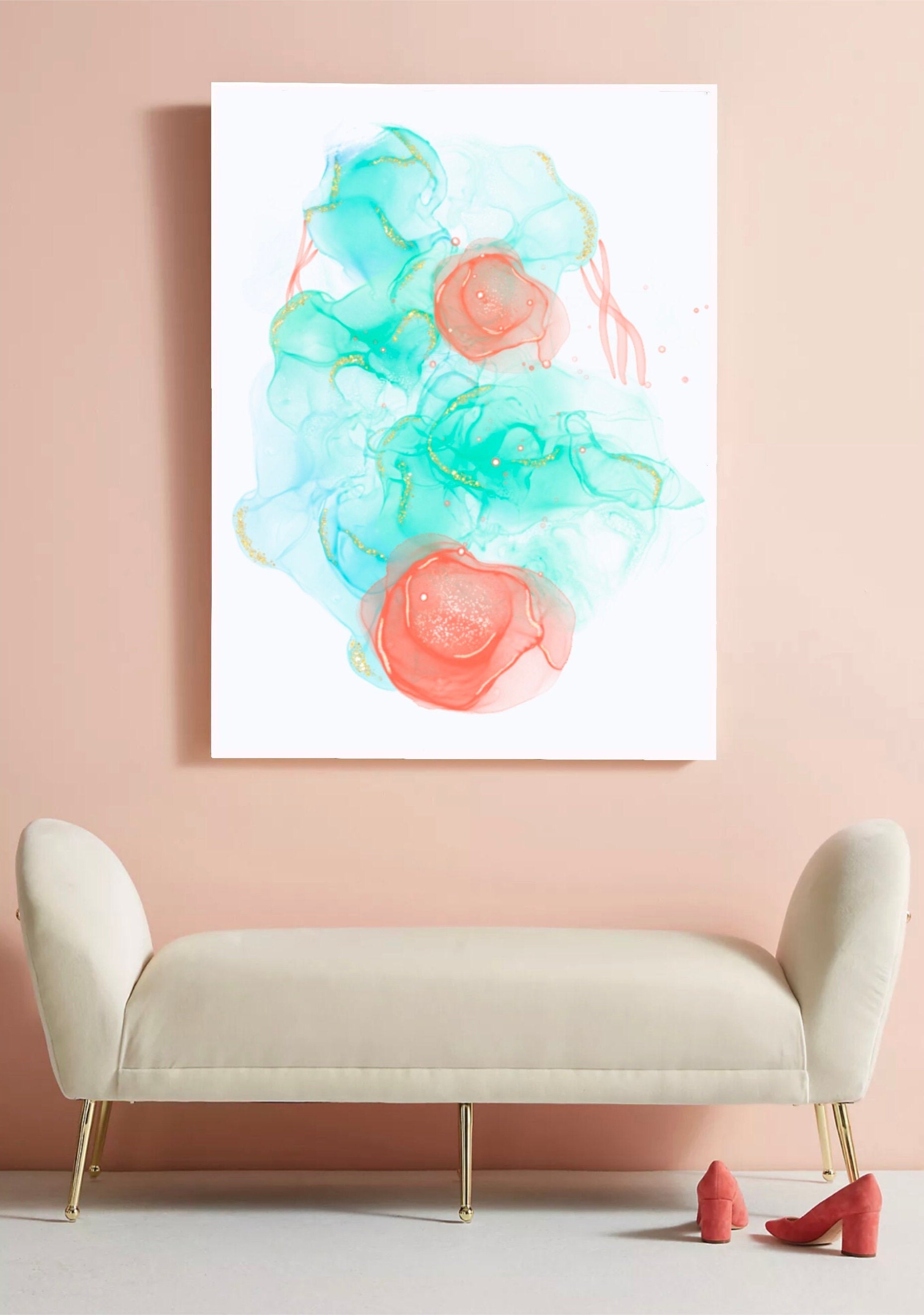 Magical Calm Abstract Art Printable Painting Instant - Etsy