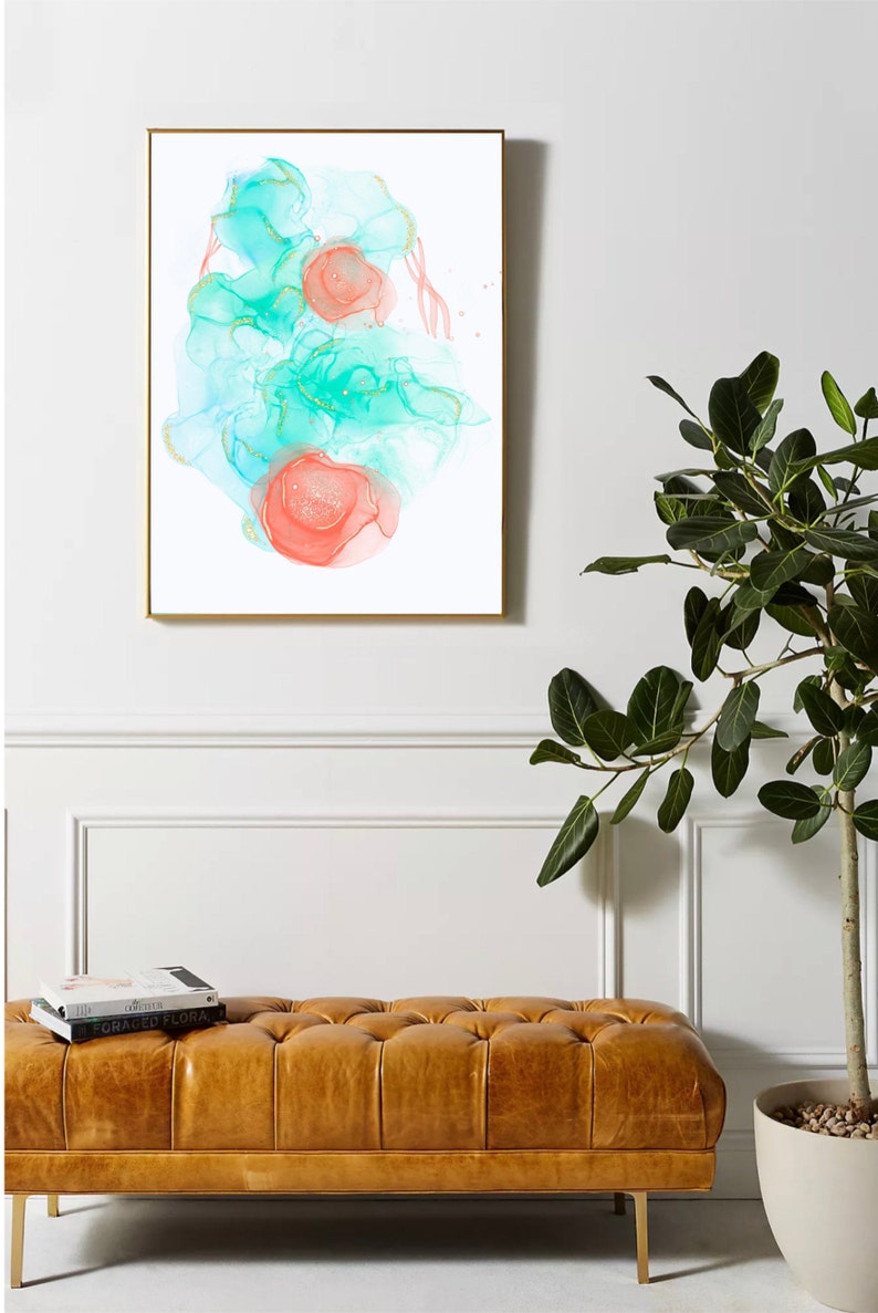 Magical Calm Abstract Art Printable Painting Instant - Etsy