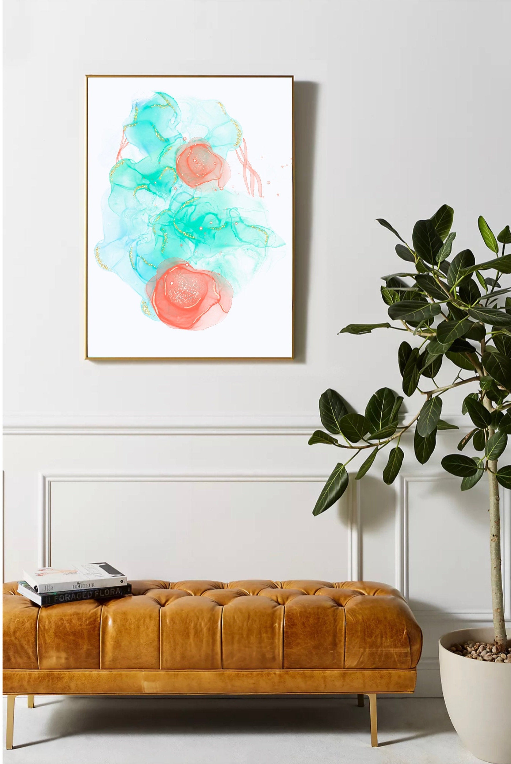 Magical Calm Abstract Art Printable Painting Instant - Etsy