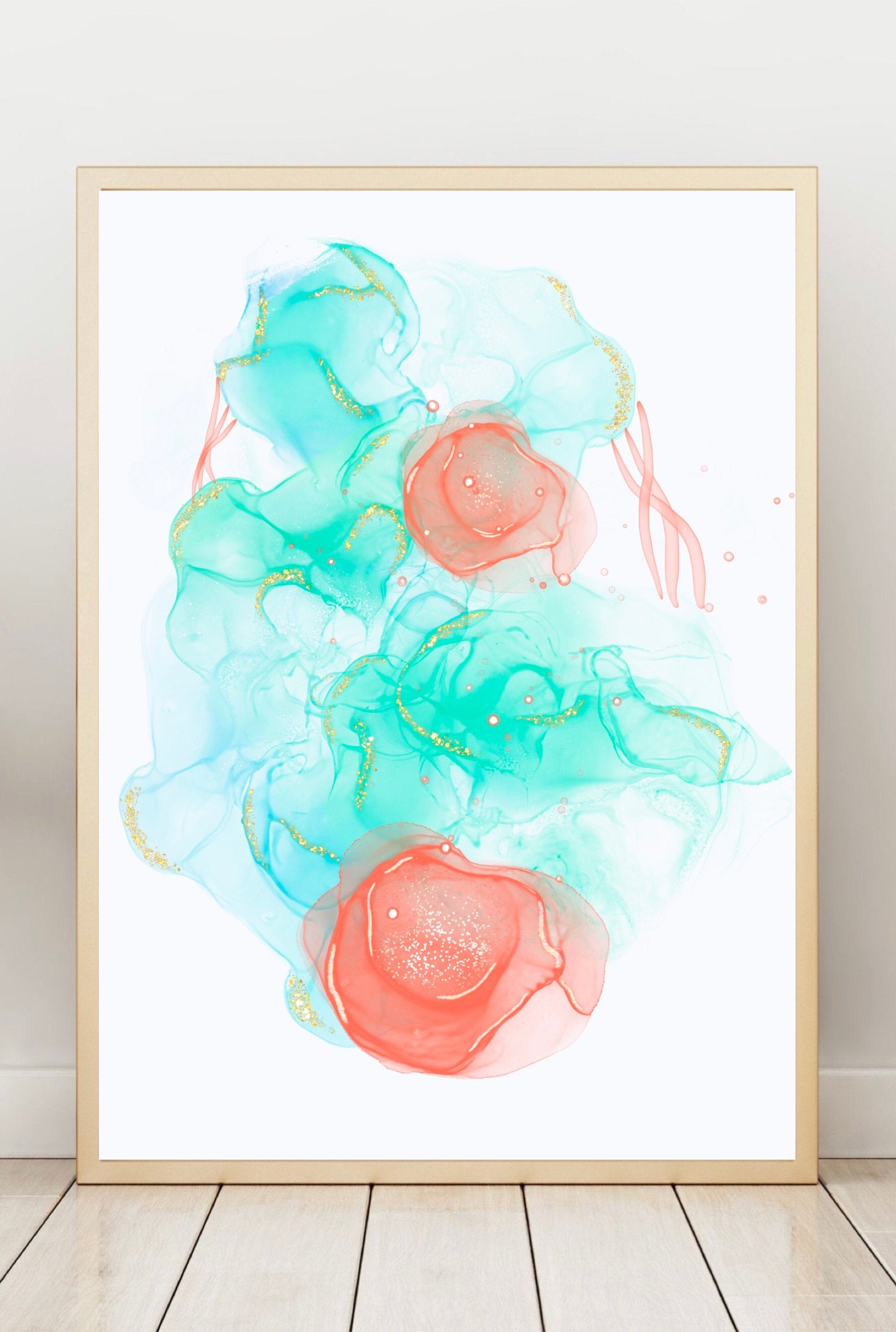 Magical Calm Abstract Art Printable Painting Instant - Etsy