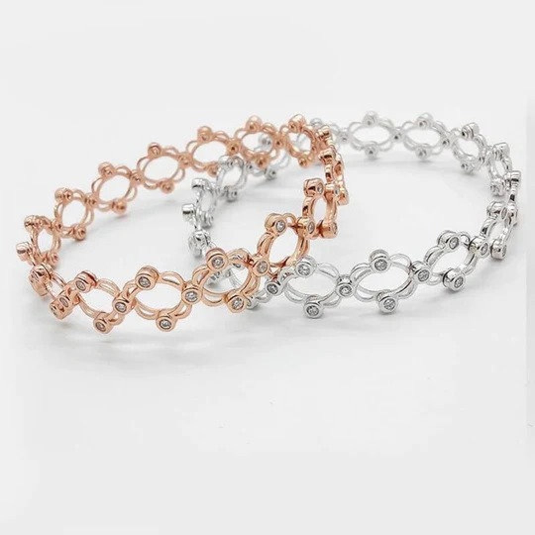 Versatile 925 Silver Bracelet & Ring Set: Adjustable, Expandable and ...