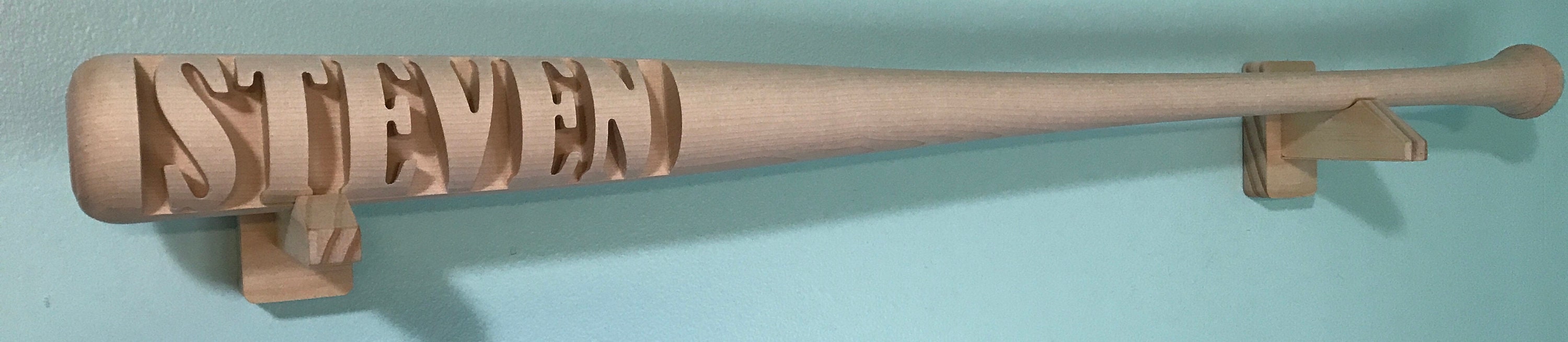 CNC FILE: Baseball Bat Wall and Table Mount. Shapeoko .c2d , .svg ...