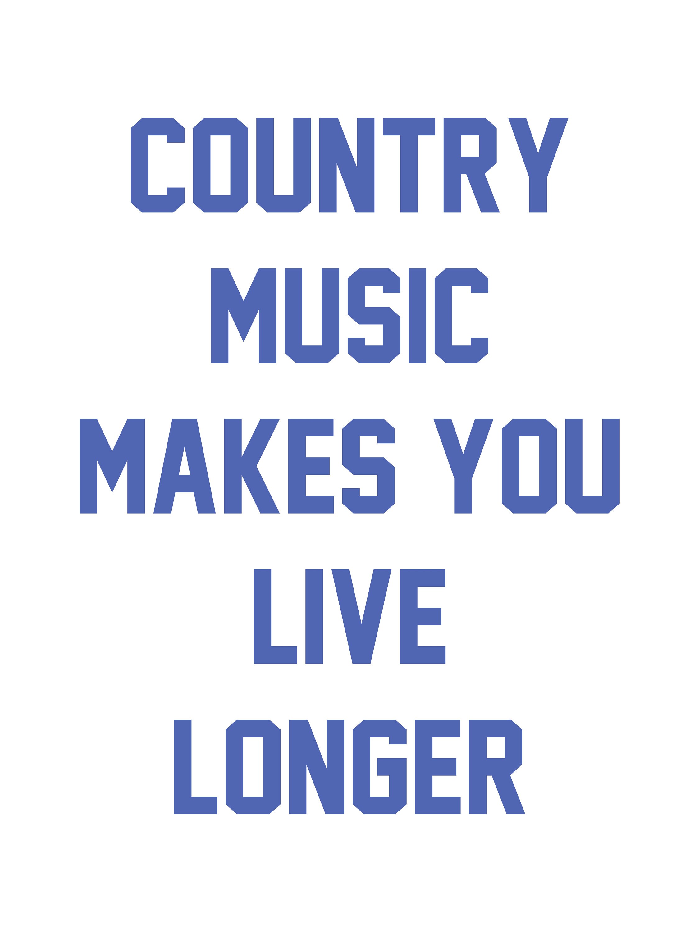 Country Music Blue - Etsy