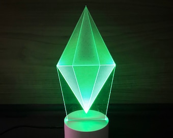 Sims Plumbob Lamp | Etsy