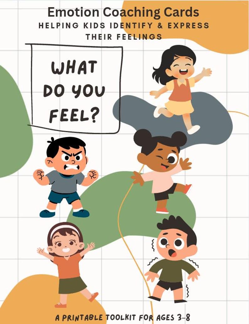 Emotion Coaching Cards for Kids | Printable Feelings Flashcards ...