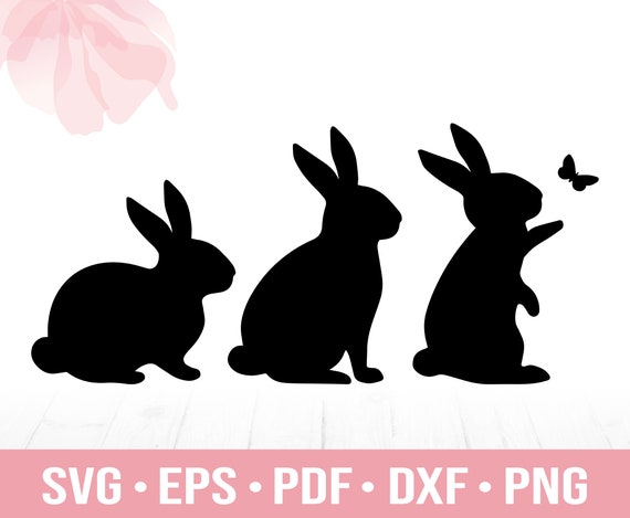 Standing Bunny Silhouette