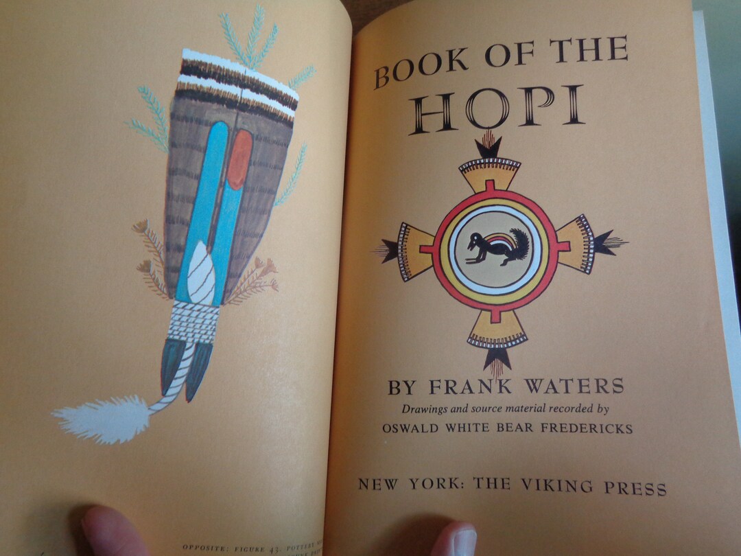 Book of the Hopi Myths Legends History Mystery Plays - Etsy