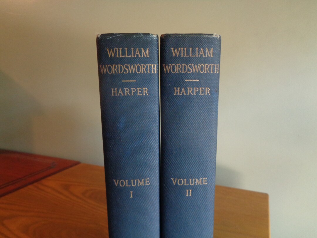 William Wordsworth Biography, First Edition, Vintage Book Set - Etsy