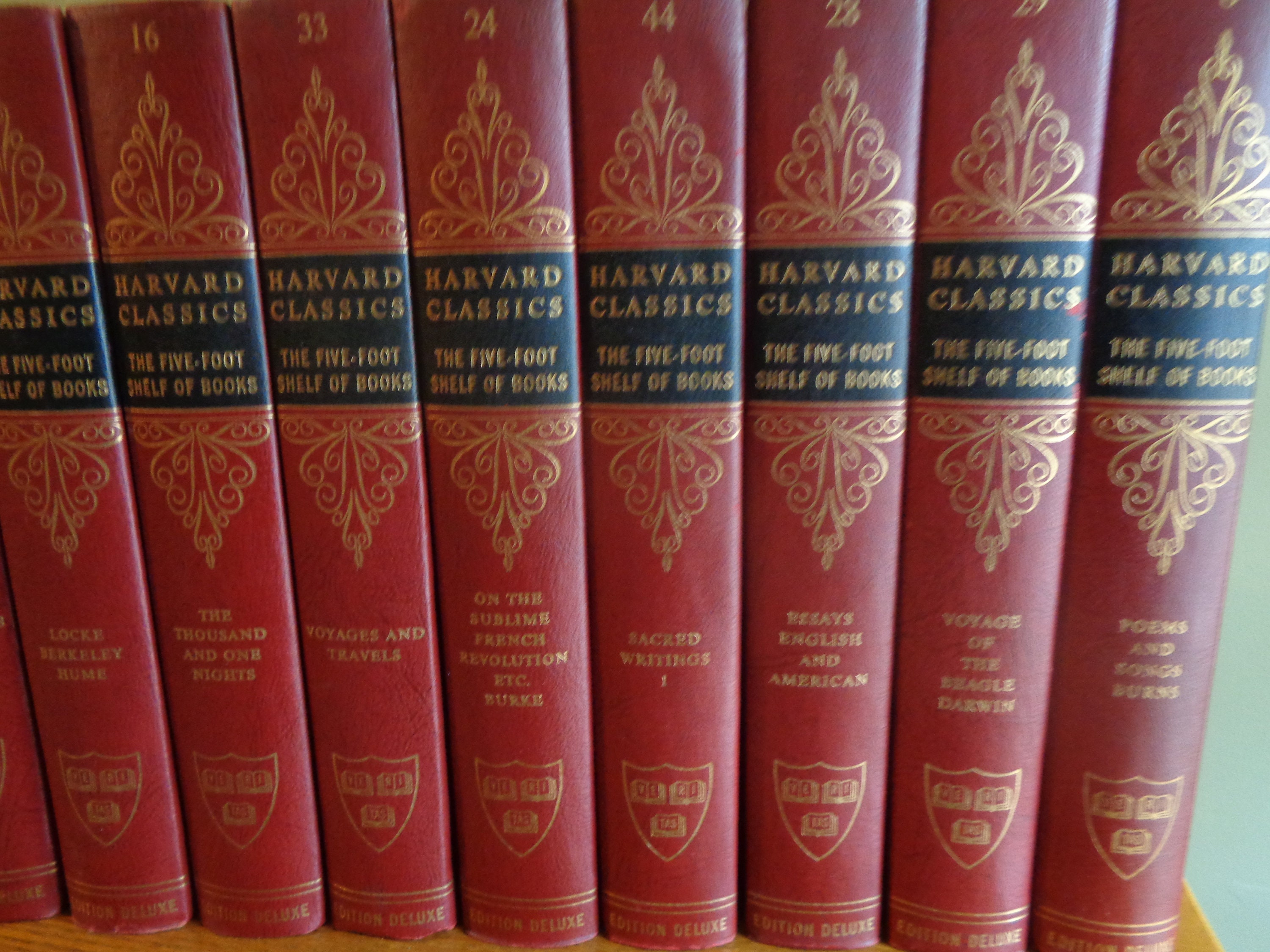 Harvard Classics Darwin Arabian Nights Philosophy Voyages & Travels ...