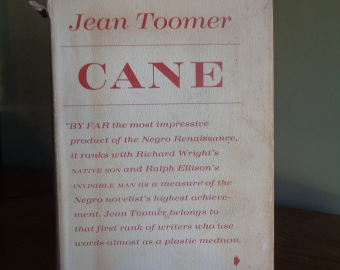 Cane By Jean Toomer Rare Third Edition Harlem Renaissance