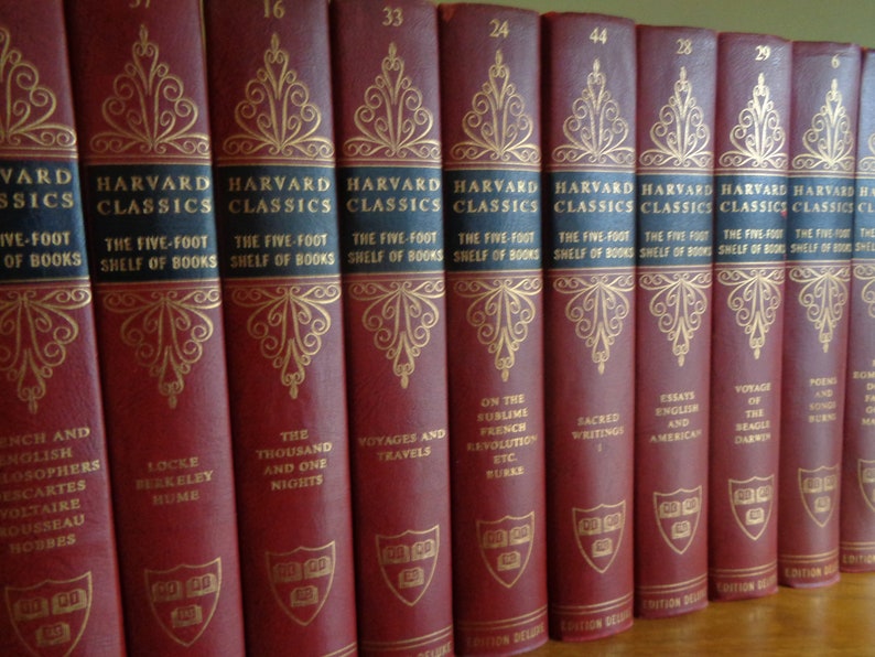 Harvard Classics Darwin Arabian Nights Philosophy Voyages & Travels ...