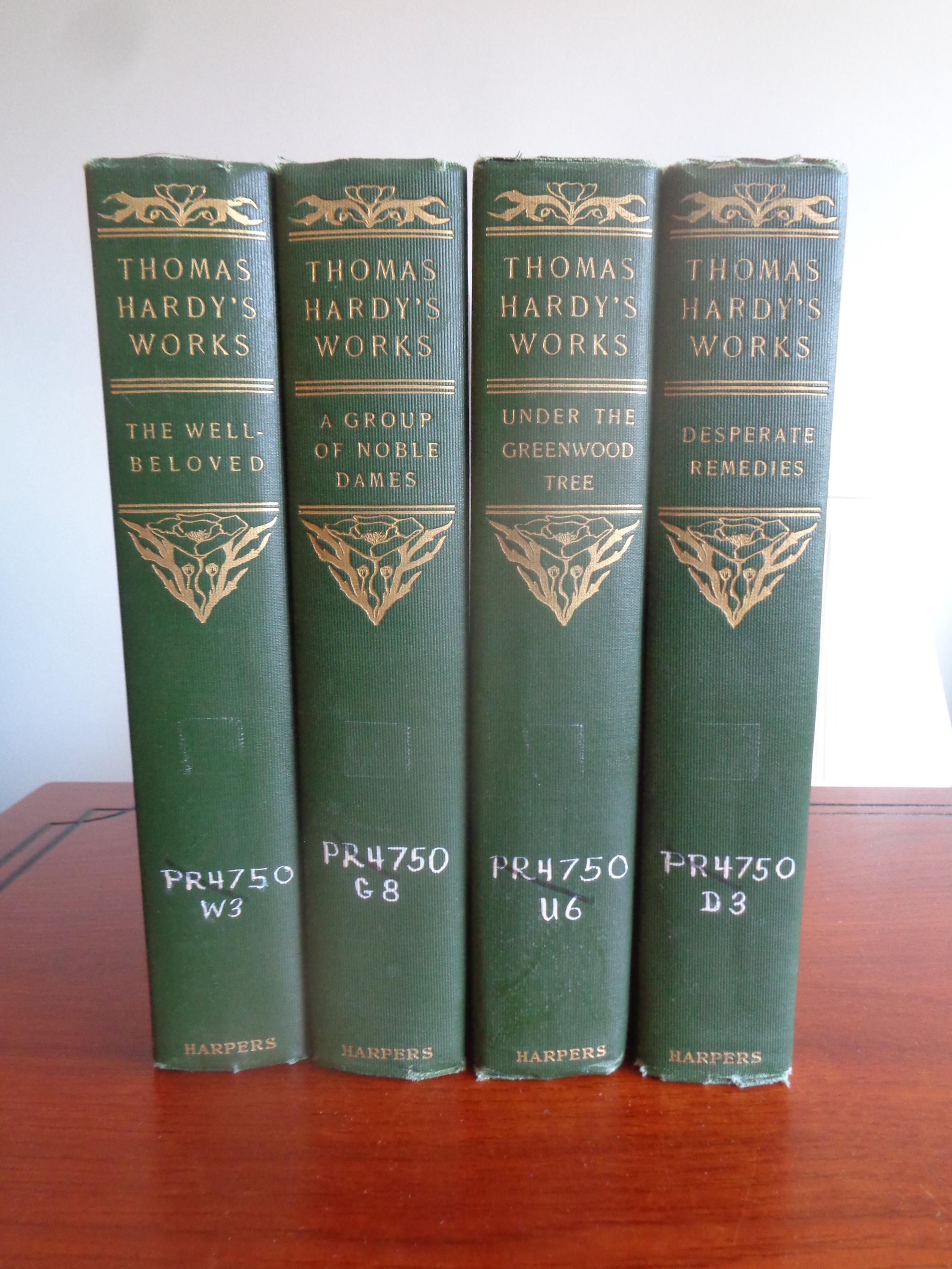 Four Thomas Hardy Books | Vintage 1905 | Under the Greenwood Tree | Desperate Remedies | the ...