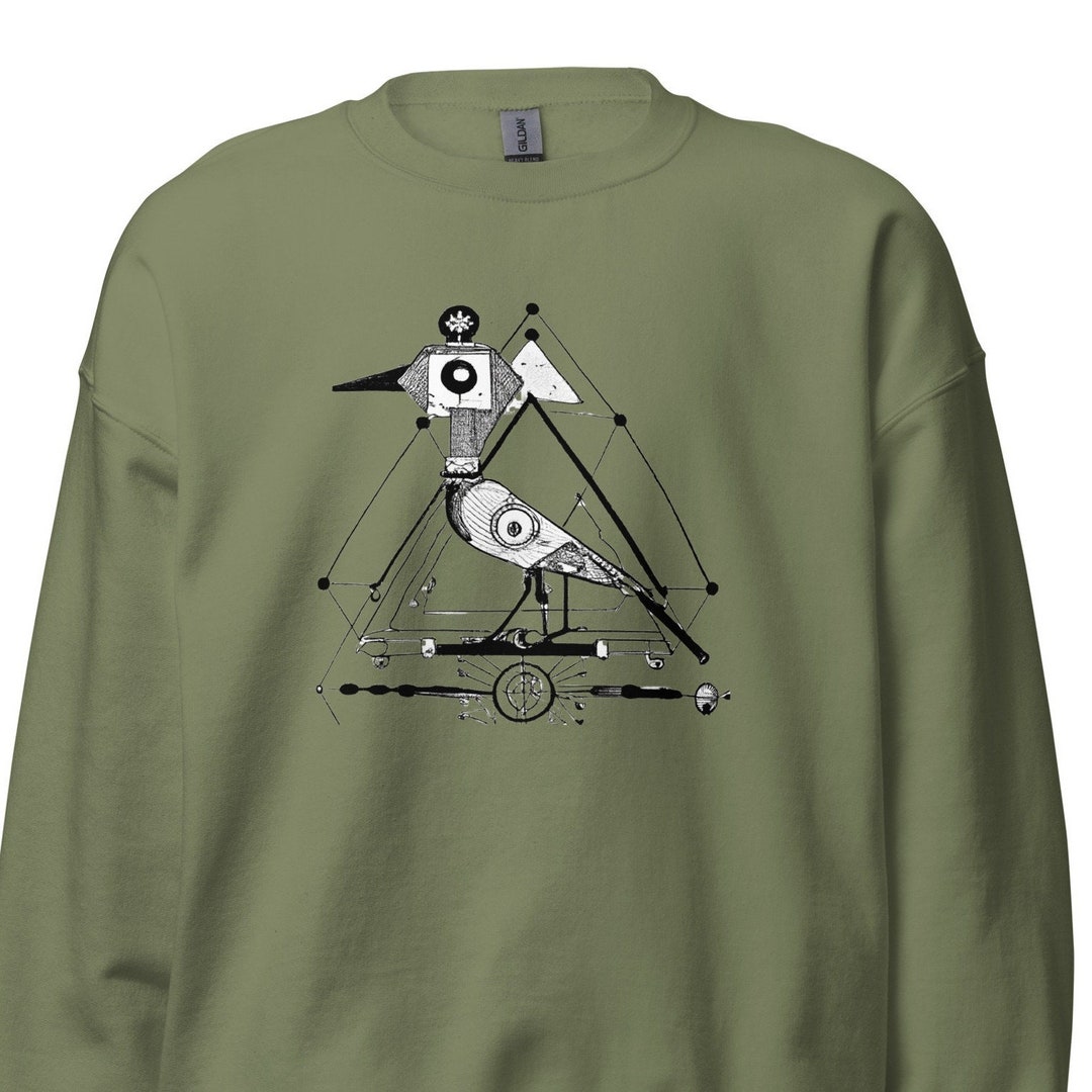 Thoth Tshirt, Geometric Egyptian Gothic Art, Thoth Sweater Ancient ...