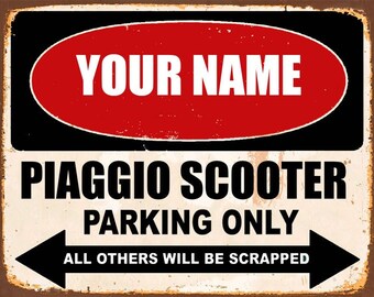 Scooter Parking Only Sign - Etsy