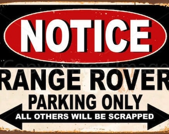 Range Rover Sign - Etsy