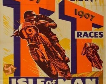 Isle of Man Tt Races - Etsy