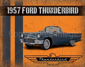 Thunderbird Metal Sign - Etsy