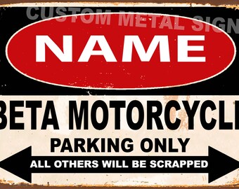 Motorcycle Sign | Etsy