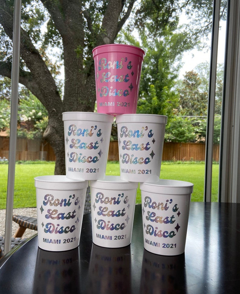Personalized Party Cups Custom Bachelorette Party Cups - Etsy