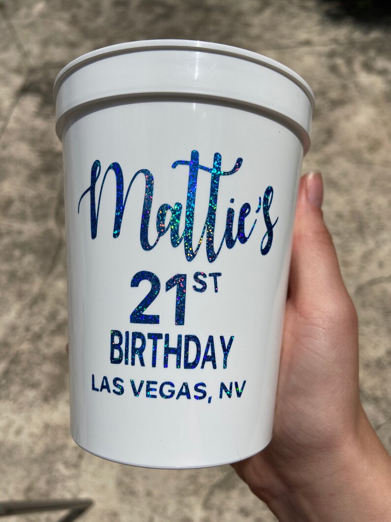 Personalized Party Cups Custom Birthday Party Cups Birthday - Etsy