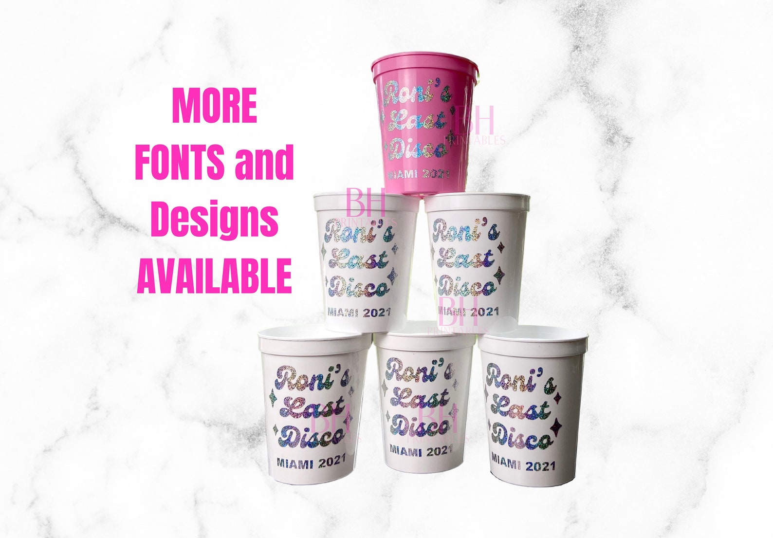 Personalized Party Cups Custom Bachelorette Party Cups - Etsy