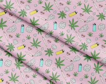 Marijuana Fabric | Etsy Canada