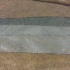 Rhinestone Sheet, Crystal Fabric, Rhinestone Panel - Etsy